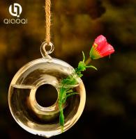 China Custom Special rose flower glass vase for sale