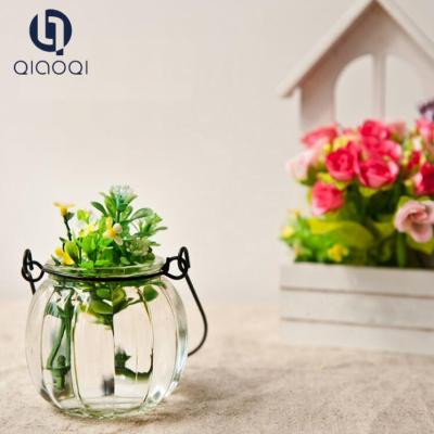 China Hot Selling Modern Professional cube flower glass vase for sale