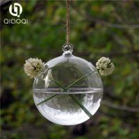 China 2018 New Fashional Decorative hanging glass vases for flowers for sale
