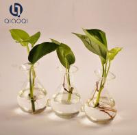 China Conjoined crystal glass vase household decorations for sale