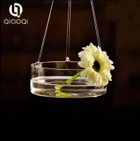 China Rural wind transparent hanging glass vase made in China for sale
