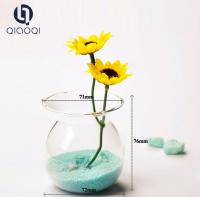 China Handmade High Quality Elegant Customized Glass Vase For Christmas Birthday Gift for sale