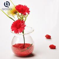 China Handmade High Quality Elegant Customized Glass Vase For Christmas Birthday Gift for sale