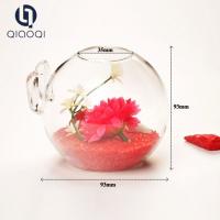 China Transparent business card frame glass vase handmade for sale