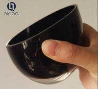 China Creative Black Glass vase with clear bottom for sale