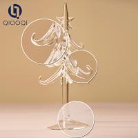 China Creative European elegant Christmas tree glass furnishing articles at cheap price for sale