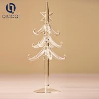 China Creative European elegant Christmas tree glass furnishing articles at cheap price for sale
