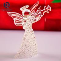China Europe type christmas crystal transparent blessing angel glass gift China for sale