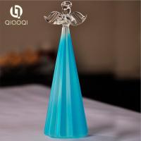 China new design popular colorful glass bless or pray angel for sale