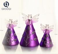 China Christmas Handmade Glass Purple Blessing Angel for sale
