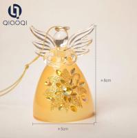 China hanging hand blown glass christmas angel ornaments for car for sale
