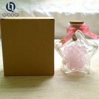 China 610ml glass bottle with cork used for wishing for sale