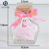 China clear glass wishing / drift bottle / vials with cork for gift for sale