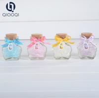 China clear glass wishing / drift bottle / vials with cork for gift for sale