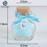 China clear glass wishing / drift bottle / vials with cork for gift for sale