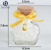 China clear glass wishing / drift bottle / vials with cork for gift for sale