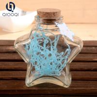 China Glass Wishing Bottle With Cork Used Gift Decorage for sale