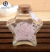 China Glass Wishing Bottle With Cork Used Gift Decorage for sale