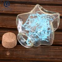 China Glass Wishing Bottle With Cork Used Gift Decorage for sale