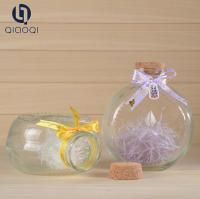 China Round lucky glass wishing bottles for sale