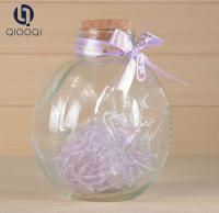 China Round lucky glass wishing bottles for sale