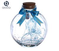 China Round lucky glass wishing bottles for sale