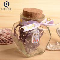China 90ml bottle and wishing bottle with cork cap for sale