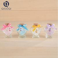 China 65ml Heart shape clear glass bottle manufacturing plant for sale