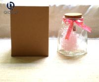 China 1100ml decorative glass bottle cork stopper for sale