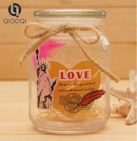 China 500ml Wishing bottle Lucky bottle drift bottles with glass cap for sale