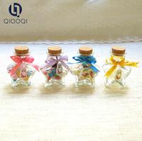China Small Five Star beverage bottle glass wishing bottle drift bottle wholesale for sale