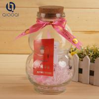 China 900ml gourd shape glass wishing bottle glass candy jar for sale