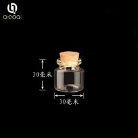 China clear glass tube with cork for sale