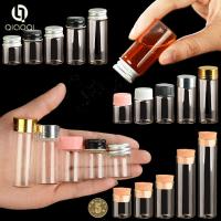 China 22 diameter tube glass bottle with aluminum cap for sale