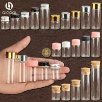 China 22 diameter tube glass bottle with aluminum cap for sale