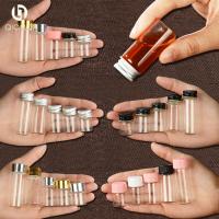 China 22 diameter tube glass bottle with aluminum cap for sale