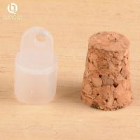 China 1ml mini glass Essential oil tube bottle with cork for sale