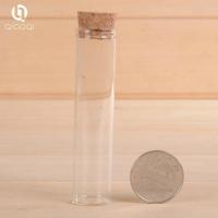 China 13ml small tube glass bottle with cork for sale