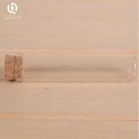 China 13ml small tube glass bottle with cork for sale