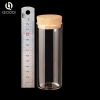 China 47mm diameter tube glass bottle can be used for birthday gift for sale