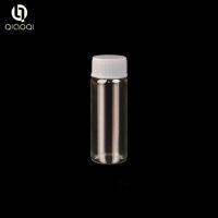 China test tube glass bottle with screw plastic cap for sale