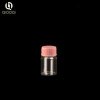 China test tube glass bottle with screw plastic cap for sale
