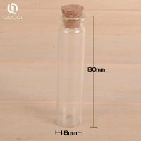 China 13ml clear empty test tube glass bottles for sale