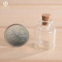 China 4ml small glass tube wishing bottle with cork for sale