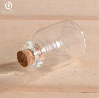 China 4ml small glass tube wishing bottle with cork for sale