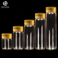 China 30mm diameter glass tube bottle wishes bottle with screw cap for sale