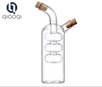 China Clear Glass for Table Decoration oil vinegar glass dispenser with stopper for sale