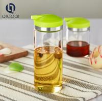 China Export Glass oil and vinegar cruet with glass lids for sale