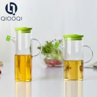 China 500ml High borosilicate heat resistant glass oil bottle Glass Oil Dispenser for sale