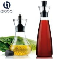 China Glass olive oil vinegar dispenser bottle for kitchen for sale